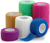China 50-100mm Slef Adhesive Bandage Made By Non Woven Or Cotton With High Elastic Fabric For Surgery Customized Size Color for sale