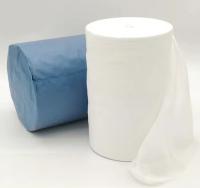 China 90cmx100cm High Absorbency Gauze Roll 100% Bleached Cotton With X Ray Detectable Thread Packed By Woven Bag for sale