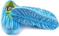 China Premium 100 Pack 50 Pairs Disposable Boot Shoe Covers Durable Water Resistant Non-slip Non-toxic Recyclable for sale