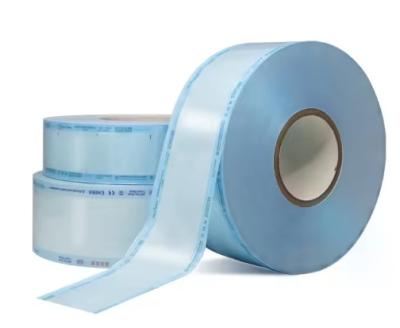 China Medical Grade 55mm*200m Sterilization Heat Sealing Flat Reel  For Dental Equipment for sale