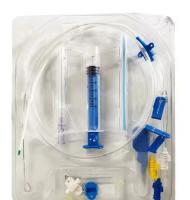 China Double Central Venous Catheter With Ultra Soft Tip Soft Catheter Hub Movable Clamp Radiopacity for sale