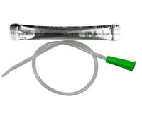 China 20cm/40cm 14Fr Hydrophilic Intermittent Catheter With Easy-break Water Sachet Customed Color for sale