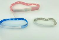 China One Time Use Hospital Plastic Bracelets Medical Disposable PVC Patient Identification Wristbands for sale