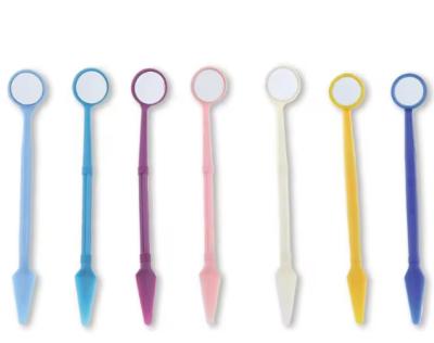 China Disposable Anti Fog Dental Mouth Mirror Sterilization Glass Lens for sale