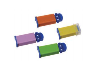 China 2.4mm Pressure Activated Design Blood Lancet Customed Shape Size Color Automatic Retract Needle for sale