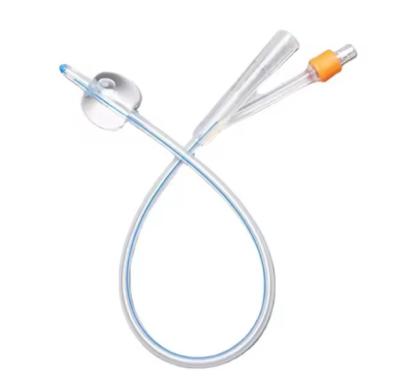 China 18 Fr 2 Way Silicone Foley Catheter Set Factory Supply Medical Device Medical Product for sale