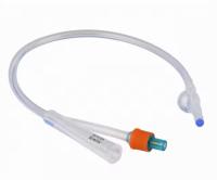 China 18 Fr 2 Way Silicone Foley Catheter Set Factory Supply Medical Device Medical Product for sale