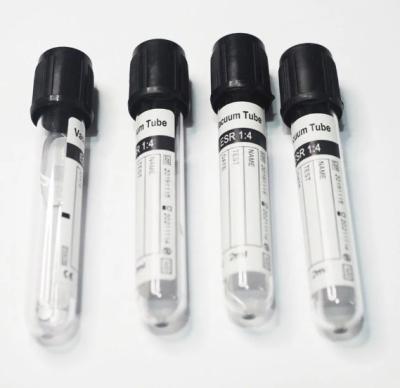 China 2ml Grass Black Top ESR Tube Whole Blood Collection Tube for sale