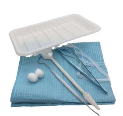 China Medical Combined Disposable Oral Surgery Kit Dental Examination Kit for sale