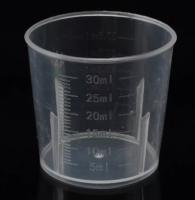 China Polyethylene Graduated Transparent Liquid Disposable 1oz Plastic Medicine Cups Measuring Cup for sale