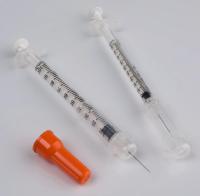 China Medical Disposable Insulin Syringe 1ml 0.5ml 0.3ml Diabetic Insulin Syringe With Fixed Needle for sale