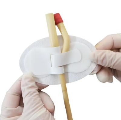 China Urinary Tube Holder Catheter Fixator Anti Slip Collector Drainage Stabilization Cannula Fixation Sticker for sale