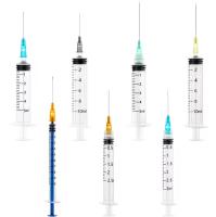 China 1ml 3 Ml 5ml 10ml 20ml 60ml Disposable Plastic Luer Lock Syringes With Needle for sale