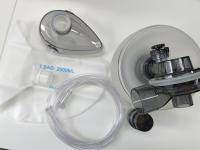 China 2000ml Adult Silicone Manual Resuscitator Breathing Bag Manual Resuscitator Artificial for sale
