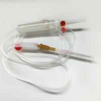China Disposable Blood Transfusion Set With Hypodemic Needle Luer Lock Connector 150cm Tube Length for sale