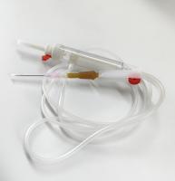 China Disposable Blood Transfusion Set With Hypodemic Needle Luer Lock Connector 150cm Tube Length for sale