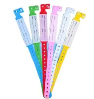 China Eco-Friendly Elastic Wristbands Patient Identification Bracelets For Patient Identification In Hospitals for sale