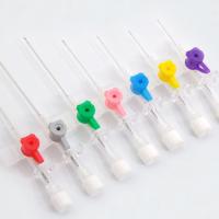 China Medical Disposable IV Catheter 14g 16g 18g 20g 22g 24g IV Cannula With Rotateed Wings for sale