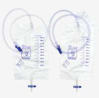 China 2000ml Medical Urine Meter Men'S Urine Collection Bag Set Leg Urine Disposable Bag With T-tapp Valve for sale