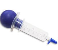 China 80ml Bulb Irrigation Syringe Irrigating Dental Syringes Sterilized Plastic Bulb Syringes With Tip Cap for sale