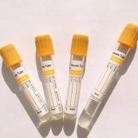 China CE Certified Vacuum Venous Yellow Cap Gel Clot Activator Serum Blood Collection Tube for sale