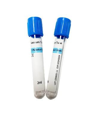 China PT Tube Medical Blood Test 3.2% Sodium Citrate Vacuum Blood Collection PT Tube With Blue Top for sale