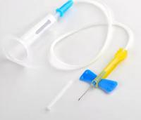 China Butterfly Needles For Vacuum Blood Collection Safety Wing Butterfly Blood Collection Set Have CE ISO for sale