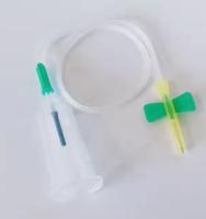 China Butterfly Needles For Vacuum Blood Collection Safety Wing Butterfly Blood Collection Set Have CE ISO for sale