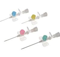 China Medical Sterile 14G 18G 20G 22G 24G 26G Iv Cannula With Wings With Port for sale