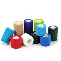 China Elastic Self Adhesive Non Woven Bandage Wrap For Athletic Elastic Cohesive Bandage for sale