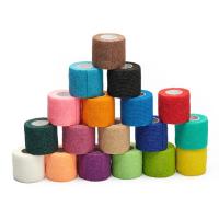 China Elastic Self Adhesive Non Woven Bandage Wrap For Athletic Elastic Cohesive Bandage for sale