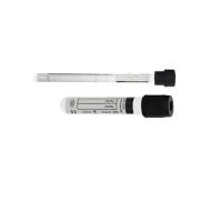 China ESR Vacuum Blood Collection Tube Black Cover Sodium Citrate Vacutainer Tubes With CE for sale