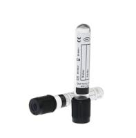 China ESR Vacuum Blood Collection Tube Black Cover Sodium Citrate Vacutainer Tubes With CE for sale