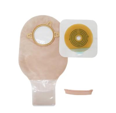China Disposable Drainable Two Piece Open System Ostomy Bag Colostomy Bag Pouch Stoma Disposal Pouch Colostomy for sale