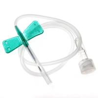 China Scalp Vein Set Medical 19G 20G 21G 22G 23G 24G 25G 26G 27G Butterfly Needle With Double Wing for sale