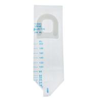 China Medical Pediatric Urine Collector Bag PVC Transparent 100ml 200ml 500ml Drainage Urine Leg Bag for sale