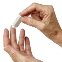 China Medical Sterile Disposable Automatic Safety Blood Lancets Pressure Activated Design for sale