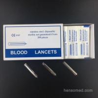 China Medical Equipment Stainless Blood Collection Needle Steel Blood Lancet for sale