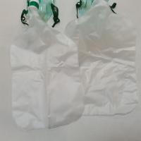 China Non Rebreathing Pvc High Concentration Blue Adult Oxygen Mask With Rebreathing Bag To Breathing Machine for sale