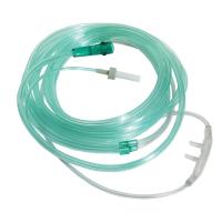 China Disposable Soft Prong O2+CO2 Sampling Cannula For Adult Child With 2.1 Tube for sale