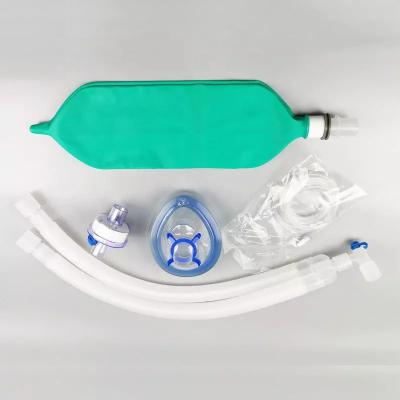 China Disposable Medical Adult 1.5m  Anesthesia Breathing Circuit-Set Expandable Circuit With Mask Breathing Bag for sale