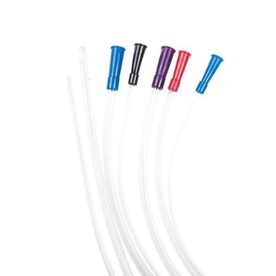 China 6Fr 8Fr 10Fr 12Fr 14Fr 16Fr 18Fr 20Fr 22Fr PVC Plain Type Connector Suction Catheter for sale