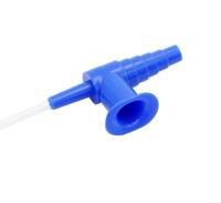 China CE Approved Medical Disposable Suction Catheter With T Type Connector Color Code Suction Tube for sale