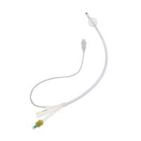 China Medical Disposable Silicone Foley Ureter Catheter 2 Way Adult With Temperature Sensor for sale