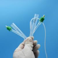China Medical Disposable Silicone Foley Ureter Catheter 2 Way Adult With Temperature Sensor for sale