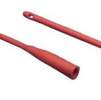China 6Fr 10Fr 24Fr One Way Latex Foley Catheter With Red Color Length 270mm 400mm for sale