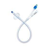 China Disposable Medical 100% Silicone Medical 2 Way Or 3 Way Urinary Tube Silicone Foley Cateter for sale