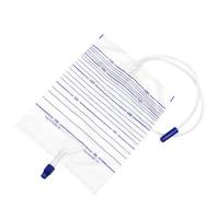 China 2000ml PVC Adult Urine Collection Bag Disposable Urine Bag for sale