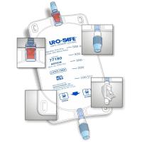 China Medical Disposable Urine Leg Bag Foley Catheter Leg Bag 600ml 750ml 1000ml for sale