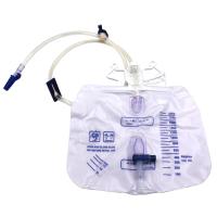 China Professional 2000ml Adult Valve Luxury Urine Bag With Anti-reflux for sale